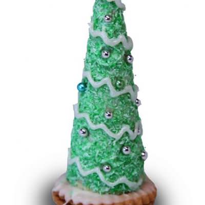 Coconut Christmas Trees {Christmas Edible Crafts} – Tip Junkie