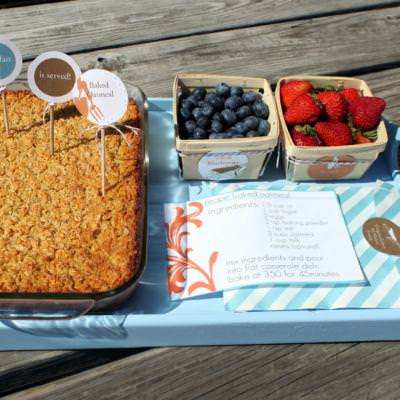 Surprise Breakfast {Baked Oatmeal} – Tip Junkie