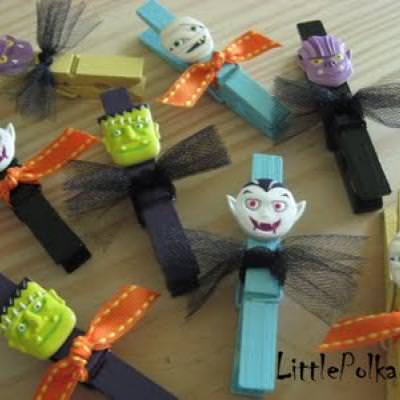 Halloween Clothes Pins {Easy To Make} – Tip Junkie
