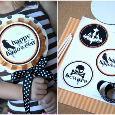 Printable Halloween Signs {Halloween Paper Crafts} – Tip Junkie