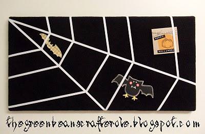 Spider Web Bulletin Board {how-to} – Tip Junkie