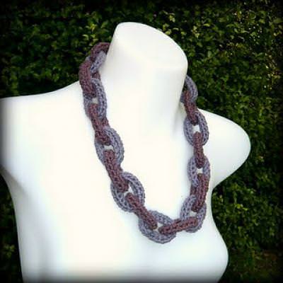 Crochet Chain Link Necklace {Make Jewelry} – Tip Junkie