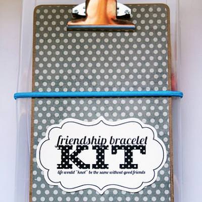 Friendship Bracelet Kit {Tutorial} – Tip Junkie