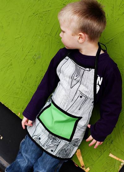 Kids Apron Tutorial {Free Pattern} – Tip Junkie