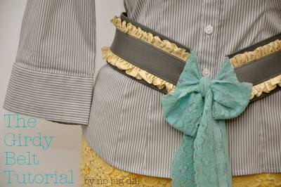 Leather & Lace Belt Tutorial – Tip Junkie