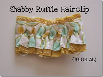 Messy Ruffled Hair Clip {Tutorial} – Tip Junkie