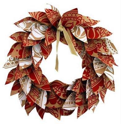 Paper Christmas Wreath {tutorial} – Tip Junkie