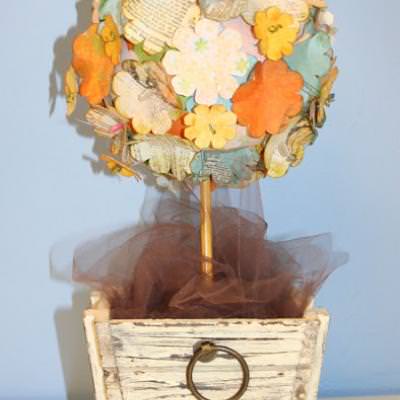 Paper Flower Topiary – Tip Junkie