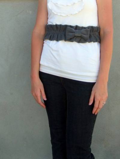 Ruffled Bow Belt Tutorial – Tip Junkie