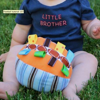 Stuffed Football with Ribbon Tags {Tutorial} – Tip Junkie
