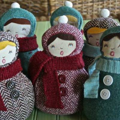 Winter Carolers {Sewing Tutorial} – Tip Junkie