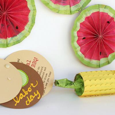 Labor Day Barbecue Paper Crafts {Labor Day} – Tip Junkie