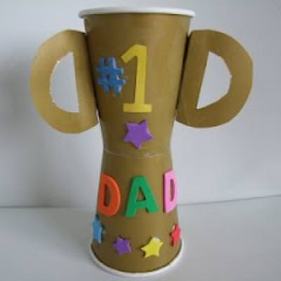 Father’s Day Trophy Cup Craft {Easy Craft} – Tip Junkie