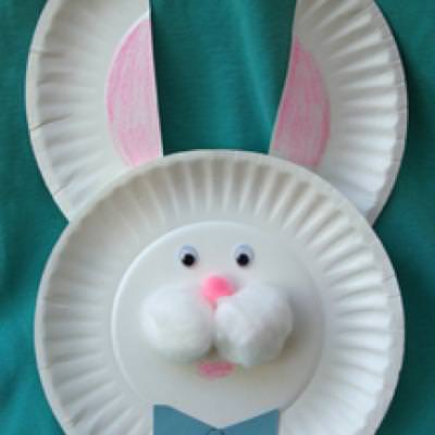 Paper Plate Easter Bunny (Easy Craft} – Tip Junkie