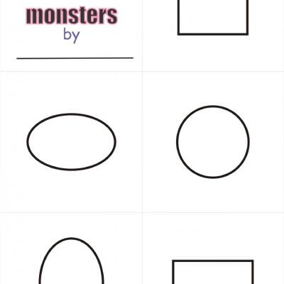 Write and Wipe Book of Shape Monsters {Homemade Toys} – Tip Junkie