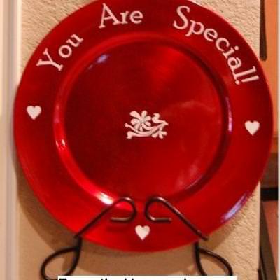 You Are Special Red Plate {Tradition} – Tip Junkie