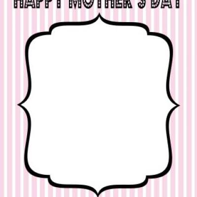 Mother’s Day Drawing Page {Coloring Sheets} – Tip Junkie