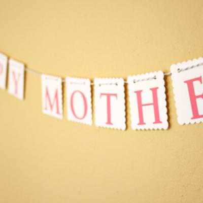 Mother’s Day Printable Garland {For Mother’s Day} – Tip Junkie