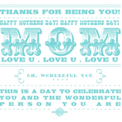 Subway Art Style Mother’s Day Card {Free Mother’s Day Cards} – Tip Junkie