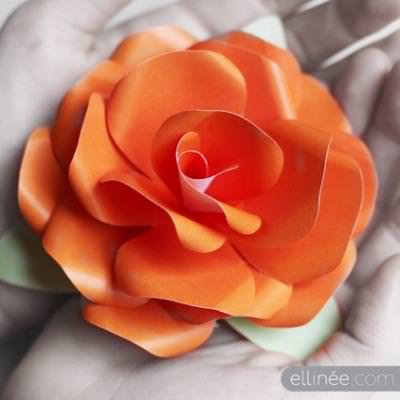 DIY Free Paper Rose Templates {Papercraft} – Tip Junkie