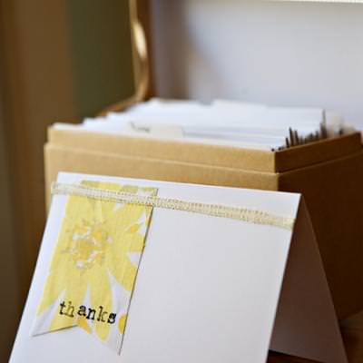 DIY Sewn Notecards {Thank You Note} – Tip Junkie