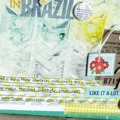 DIY Textured Scrapbook Background {Scrap Book} – Tip Junkie