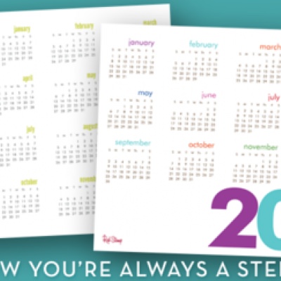 Free 2012 Year-At-A-Glance Calendar {Free Printable Calendar} – Tip Junkie