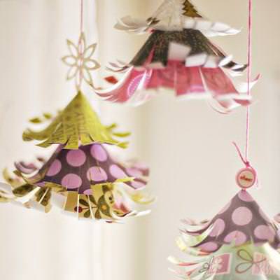 Hanging Paper Trees {Decorating with Paper} – Tip Junkie