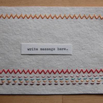 How To Hand Stitch A Card {Card Techniques} – Tip Junkie