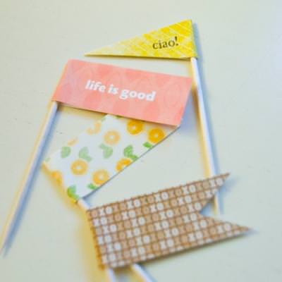 Let’s Make Toothpick Flags {Free Scrapbook} – Tip Junkie