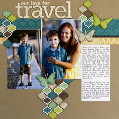 Paper Piecing with Stamps {Scrapbooking Tips} – Tip Junkie