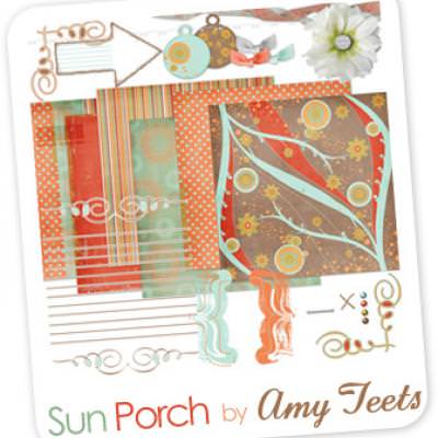 Sun Porch {Free Scrapbook Paper} – Tip Junkie