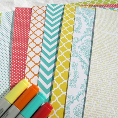 Text, Quatrefoil Tile,Tiny Dots, & Damask Paper {Free Scrapbook Paper ...