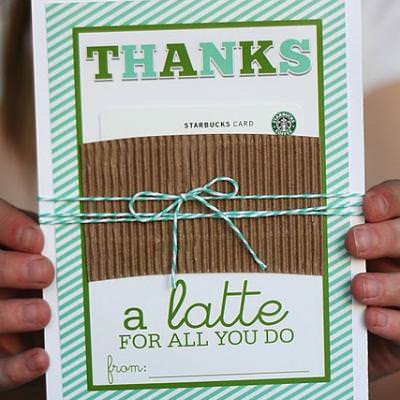 Thanks A “Latte” {Thank You Note} – Tip Junkie