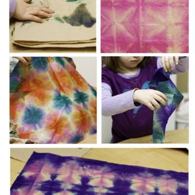 Tissue Paper Tie-Dye {Kids Paper Crafts} – Tip Junkie