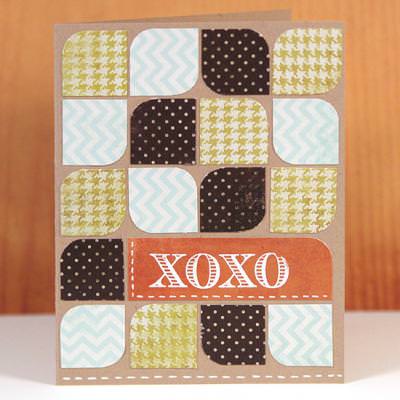 XOXO Card {Card Ideas} – Tip Junkie