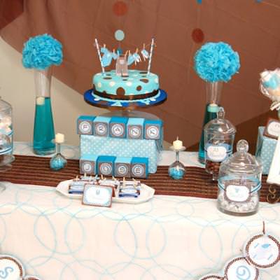 Brown and Blue Boy Baby Shower – Tip Junkie