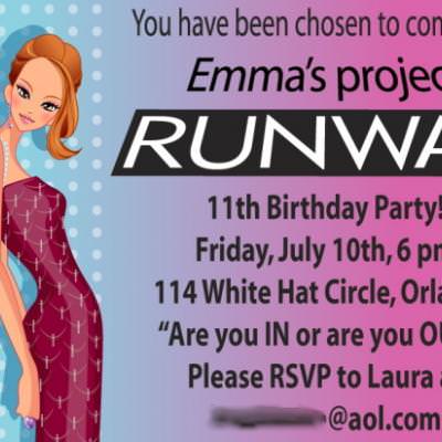 Project Runway Themed Birthday Party – Tip Junkie