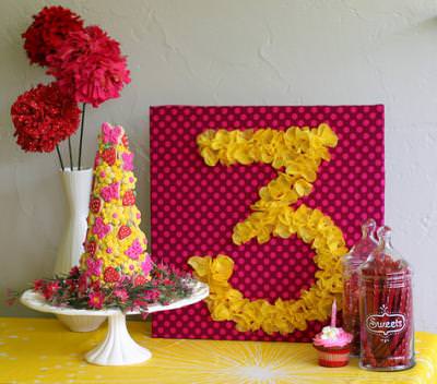 Tissue Number Birthday Sign {to-make} – Tip Junkie