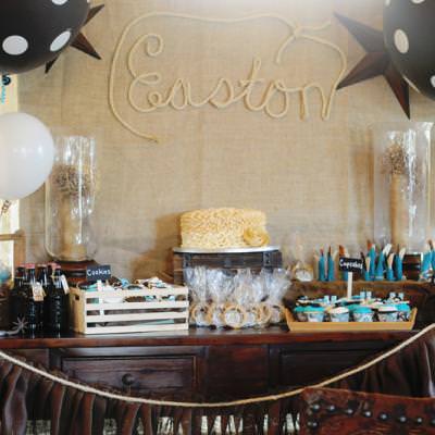 Western Turquoise Baby Shower {Boy Baby Shower} – Tip Junkie