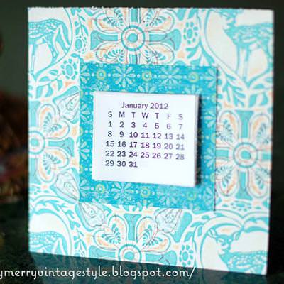 2012 Mini Printable Notepad Calendar {Printable Monthly Calendar} – Tip ...