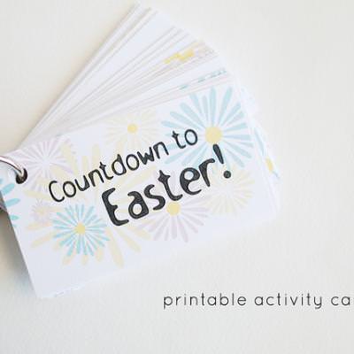 Countdown To Easter Activity Cards – Tip Junkie