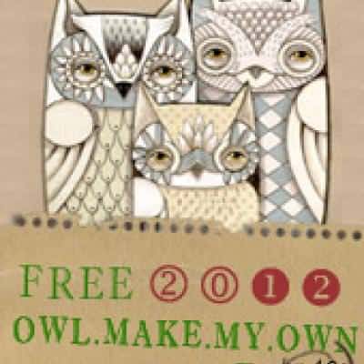 Custom Owl 2012 Calendar {Free Printable} – Tip Junkie