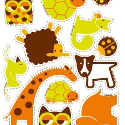 DIY Woodland Creature Stickers – Tip Junkie
