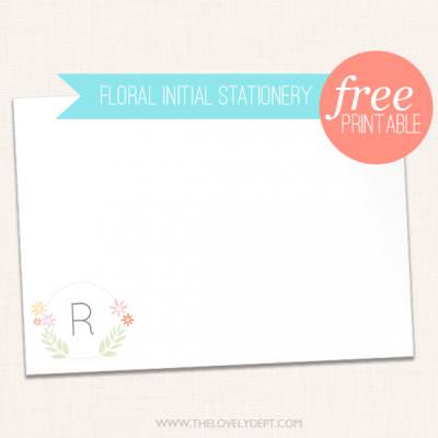 Free Customizable Stationary Notes {Printable} – Tip Junkie