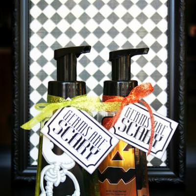 Germs Are Scary Soap Tag {Halloween Printable} – Tip Junkie