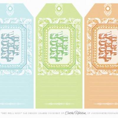 Get Well Soon Gift Tags – Tip Junkie