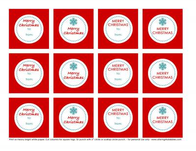 Gift Tags & Fudge Sauce Recipe {Printable} – Tip Junkie