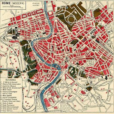 Instant Art Printable Map of Rome {DIY Decor} – Tip Junkie