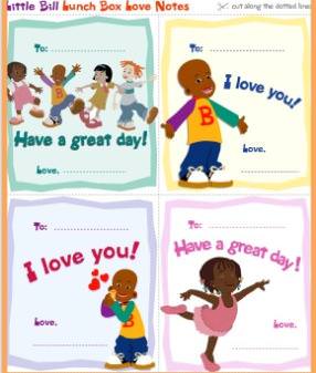 Little Bill Lunch Box Notes {Free Printable} – Tip Junkie